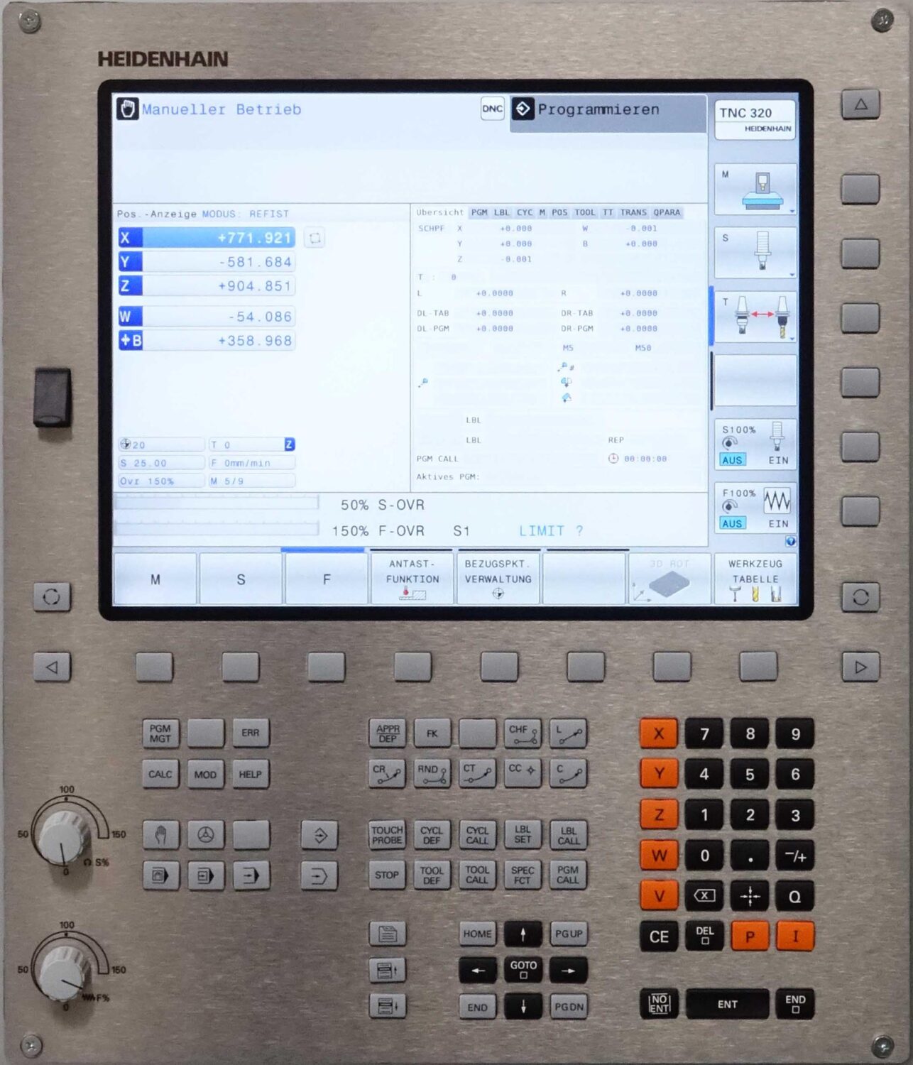 Heidenhain TNC320 neu ab Lager » CNC Pro­jek­tie­rung Ivo Sil­hak - Idstein